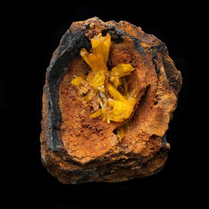 Legrandite on Limonite Matrix - Astro West