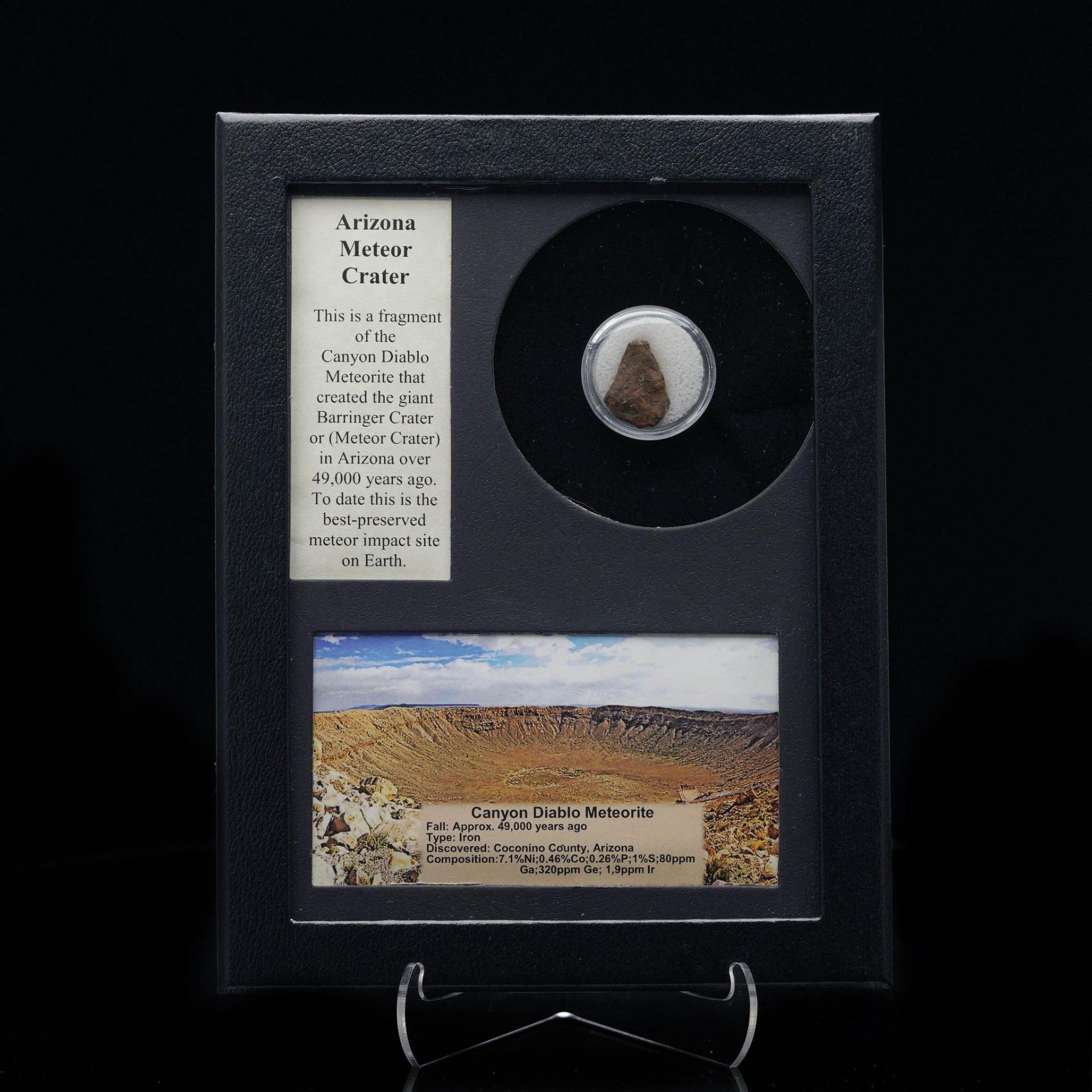 Canyon Diablo Meteorite – Authentic Iron Meteorite in Collector’s ...
