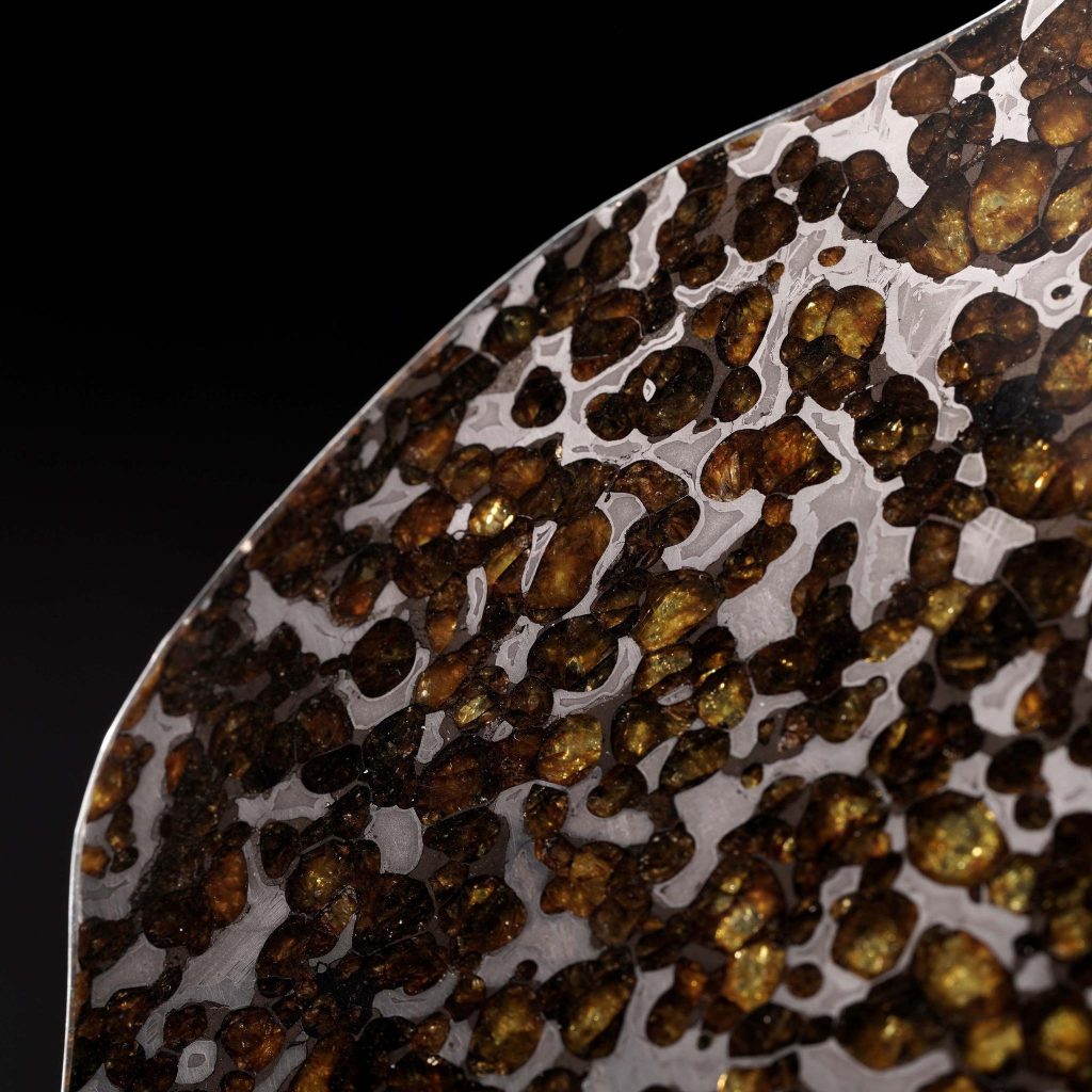 Big Pallasite Meteorite Slice - Astro West