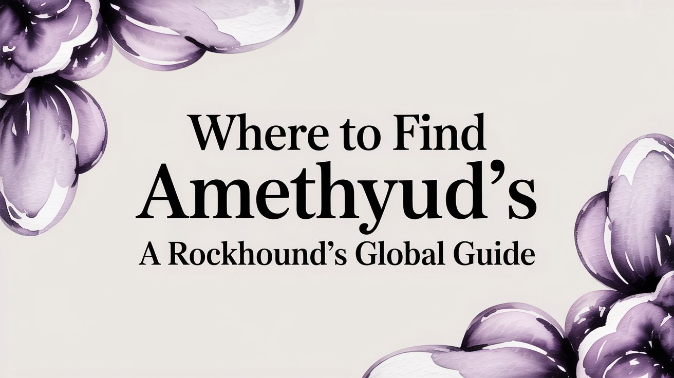 Where to Find Amethyst A Rockhound's Global Guide
