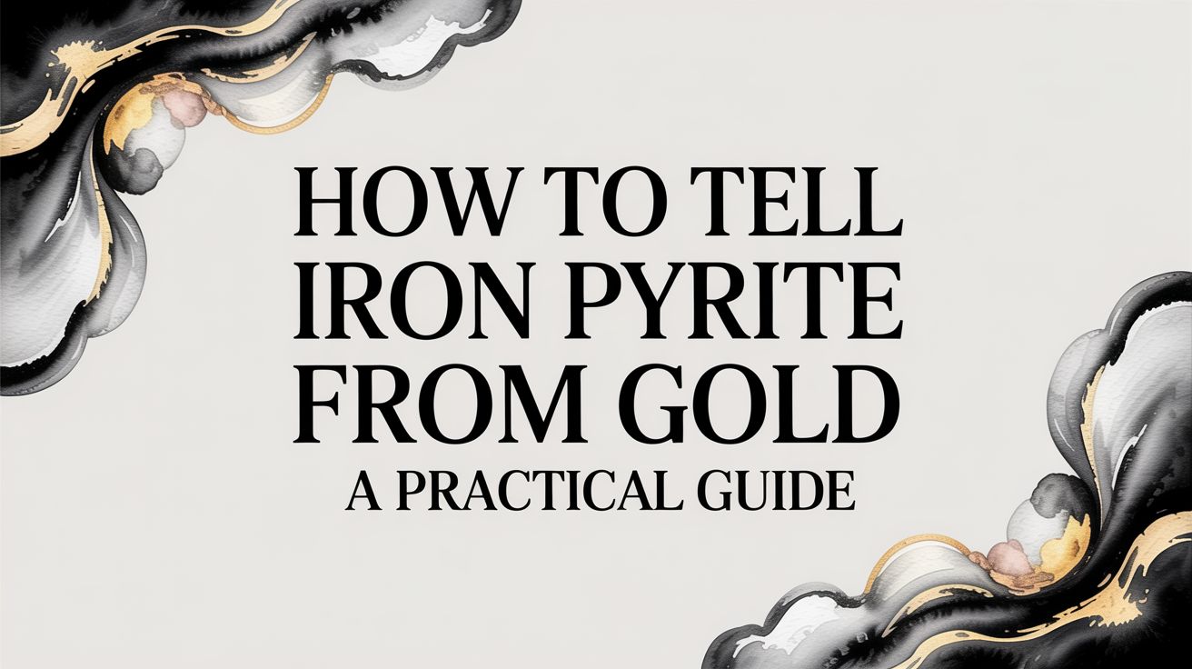 How to Tell Iron Pyrite from Gold: A Practical Guide