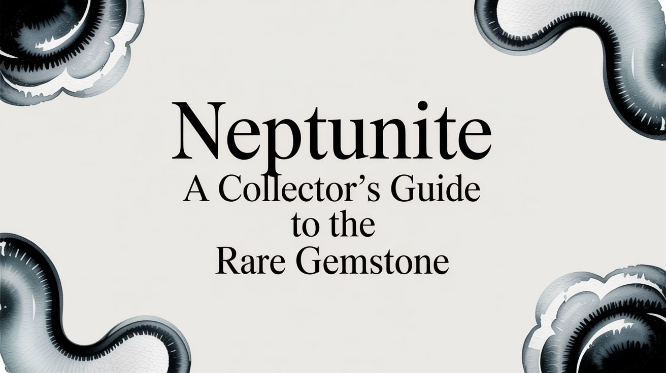 Neptunite: A Collector's Guide to the Rare Gemstone