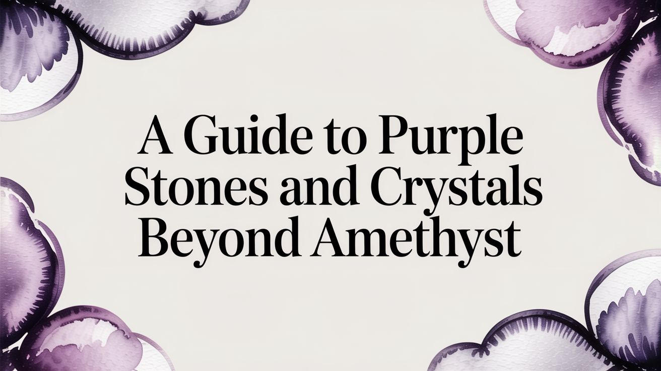 A Guide to Purple Stones and Crystals Beyond Amethyst