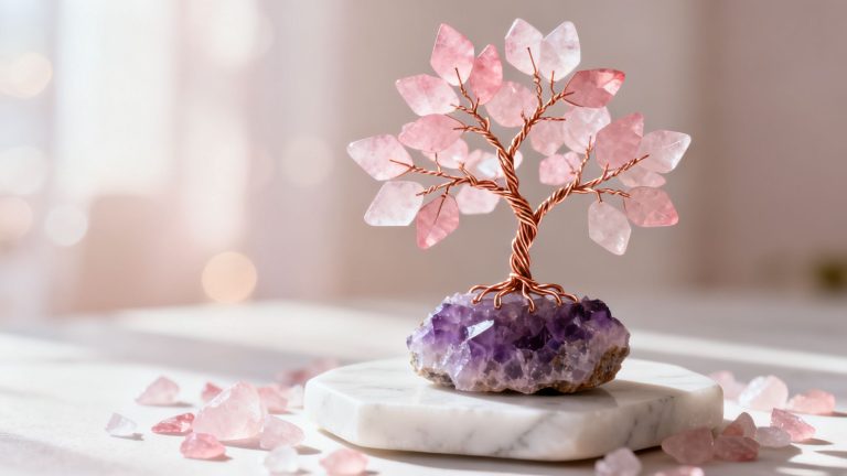 Rose Quartz Gemstone Tree: A Guide to Natural Art & Luxury Décor