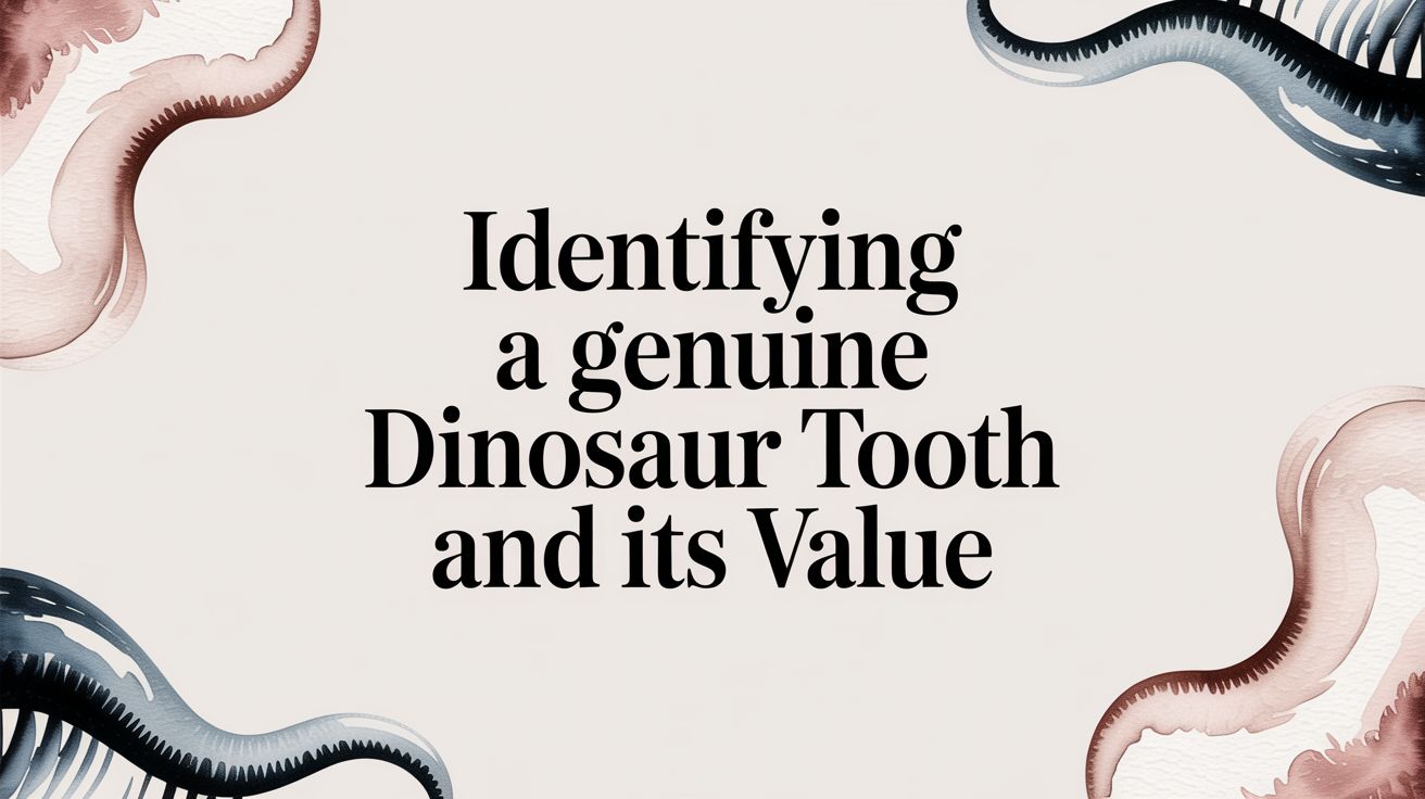 Acquiring a Genuine Dinosaur Tooth: A Guide to Value and Authenticity